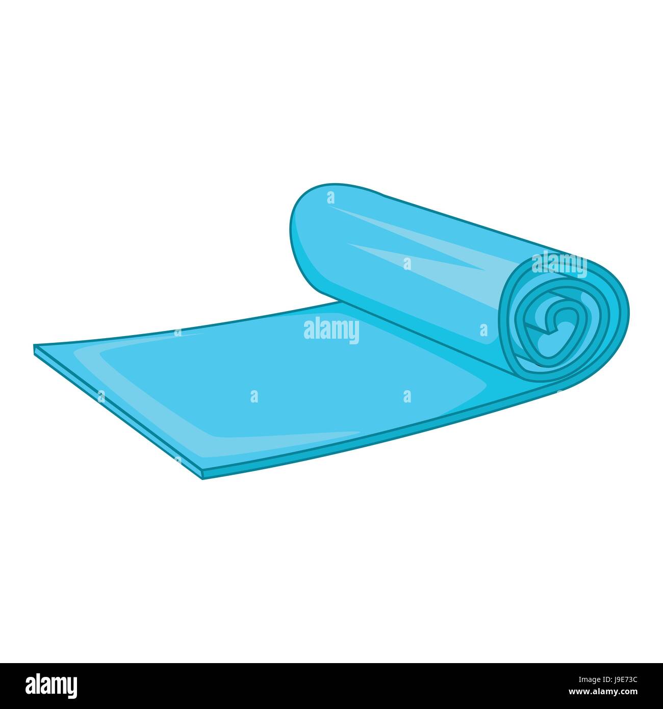 Yoga mat icon, cartoon style Stock Vector Image & Art - Alamy