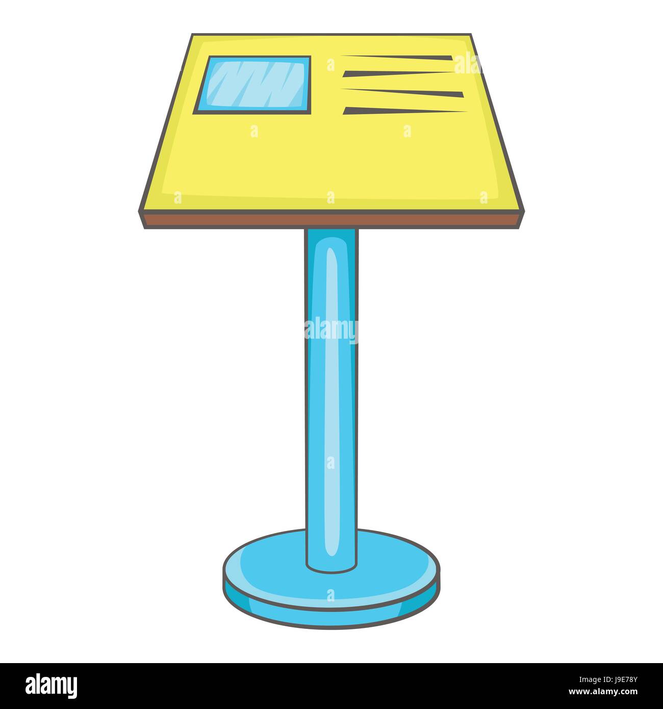 Information board icon, cartoon style Stock Vector Image & Art - Alamy