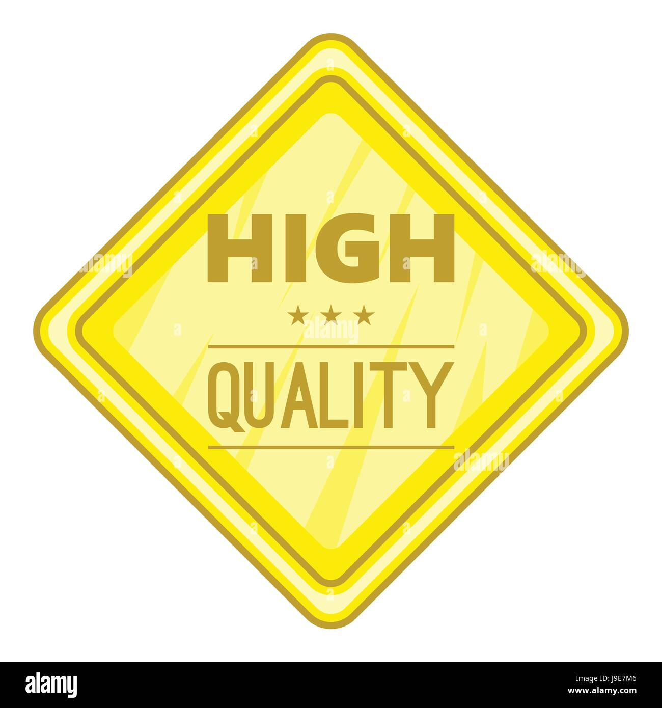 High quality label icon, cartoon style Stock Vector Image & Art - Alamy