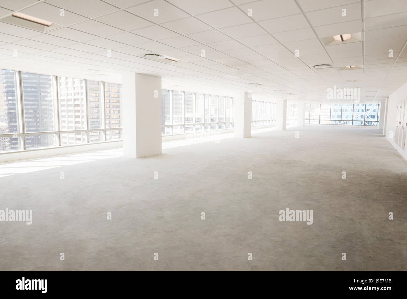 Empty Interior Of Modern Corporate Office Stock Photo - Alamy