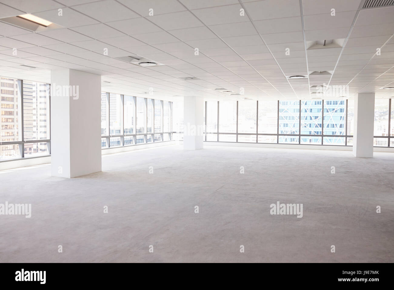 Empty Interior Of Modern Corporate Office Stock Photo - Alamy