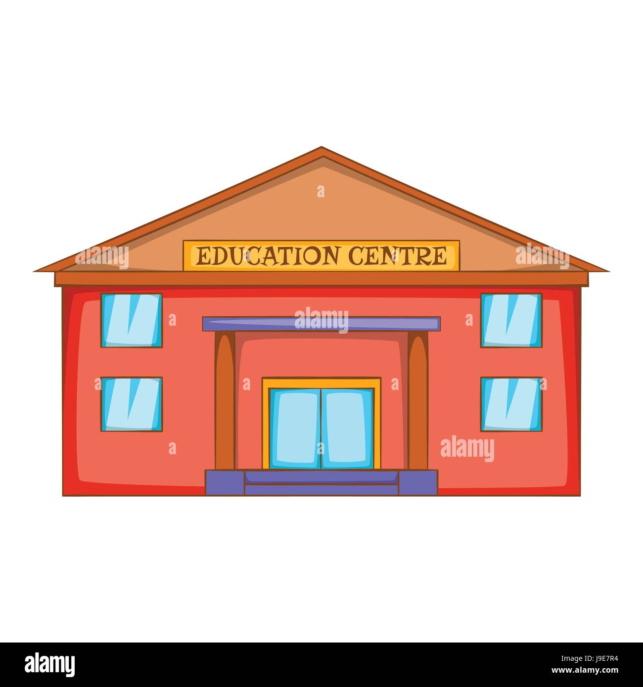 University Building Cartoon High Resolution Stock Photography and ...
