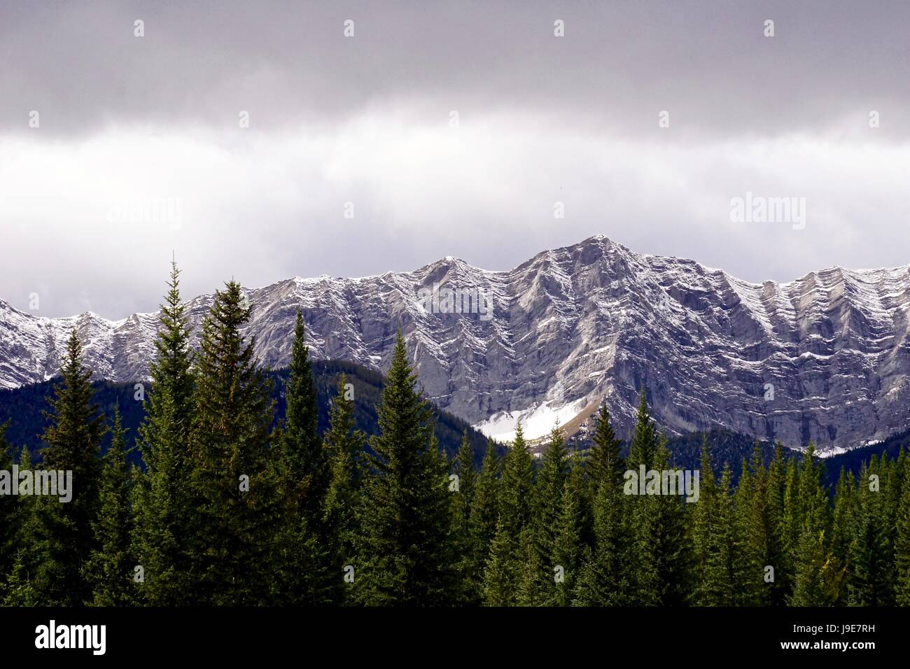 Low lying clouds in the mountains Stock Photo - Alamy