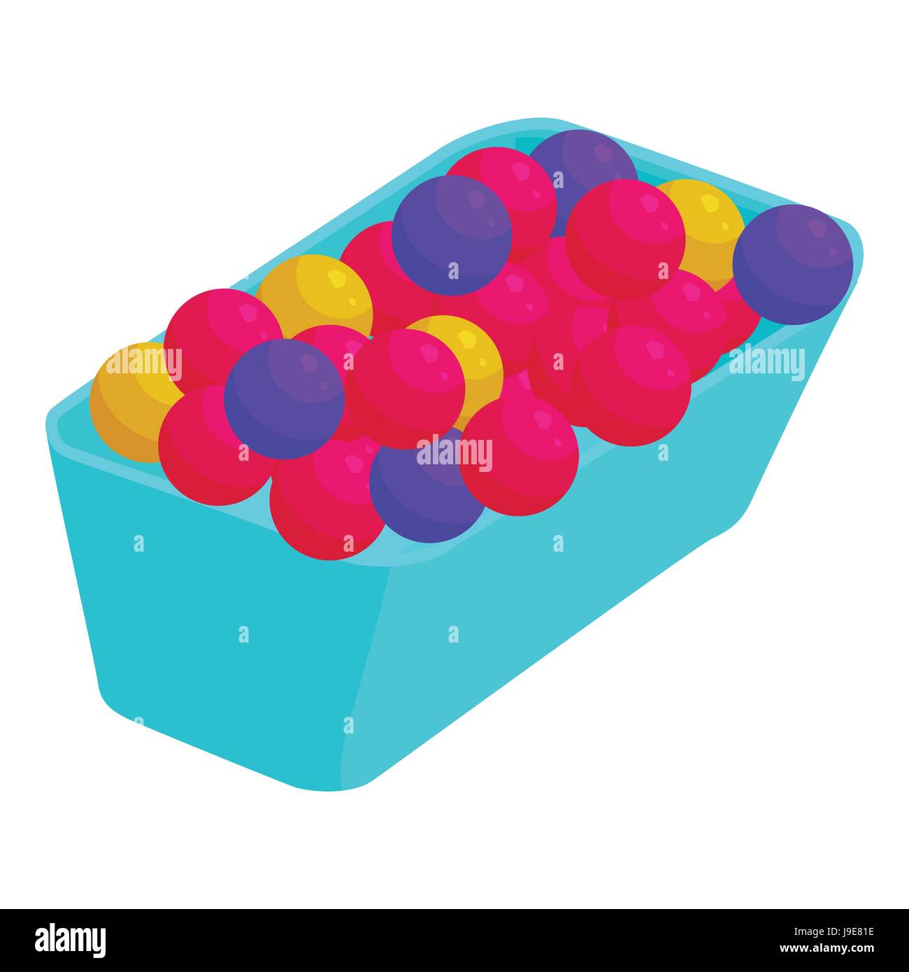 Pool of colored balls Stock Vector Images - Alamy