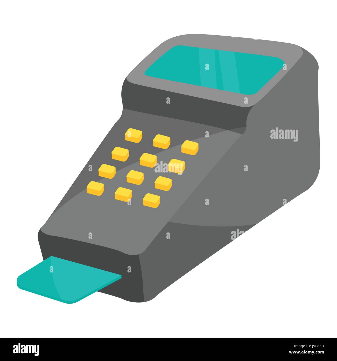 POS terminal icon, cartoon style Stock Vector Image & Art - Alamy