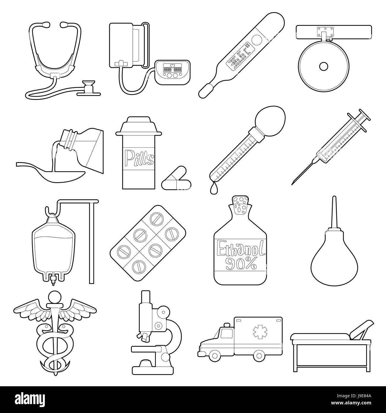 Doctor tablet couch Stock Vector Images - Alamy