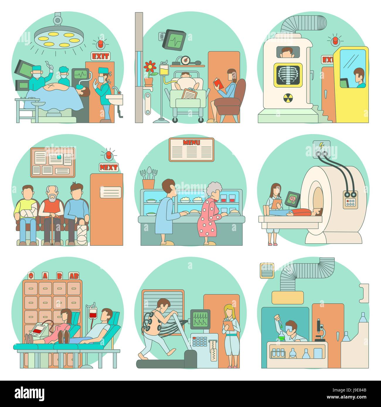 Medicine concepts set, cartoon style Stock Vector Image & Art - Alamy