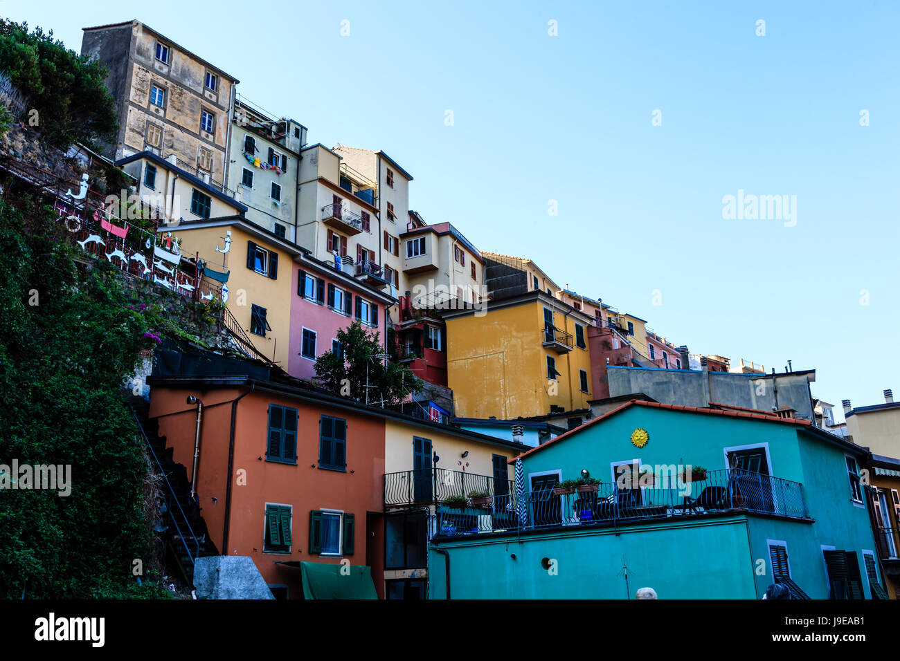 blue, house, building, travel, city, town, colour, park, garden, stone ...