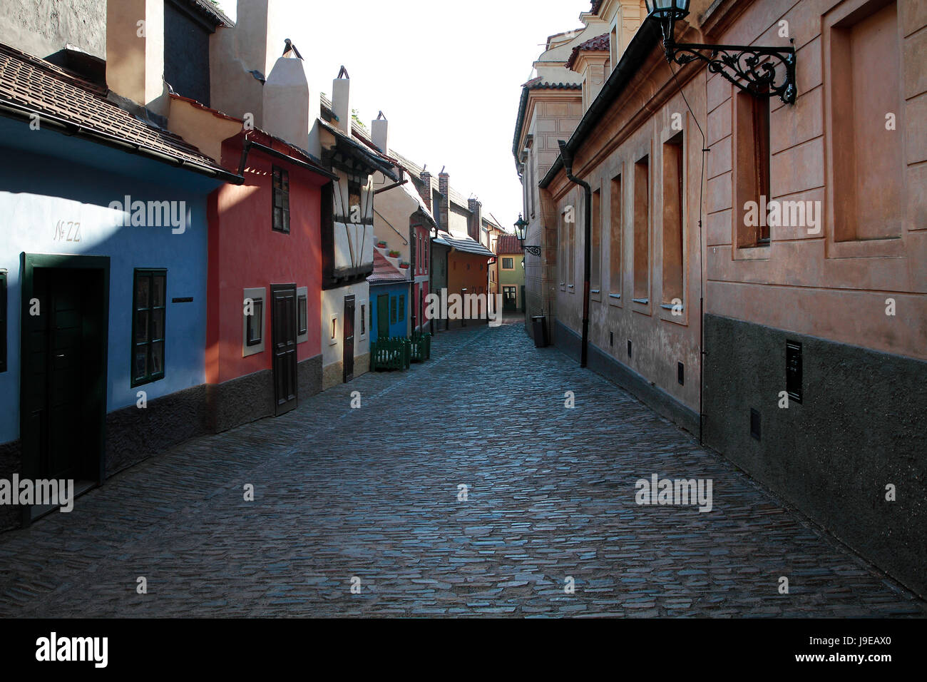 golden lane prague Stock Photo - Alamy