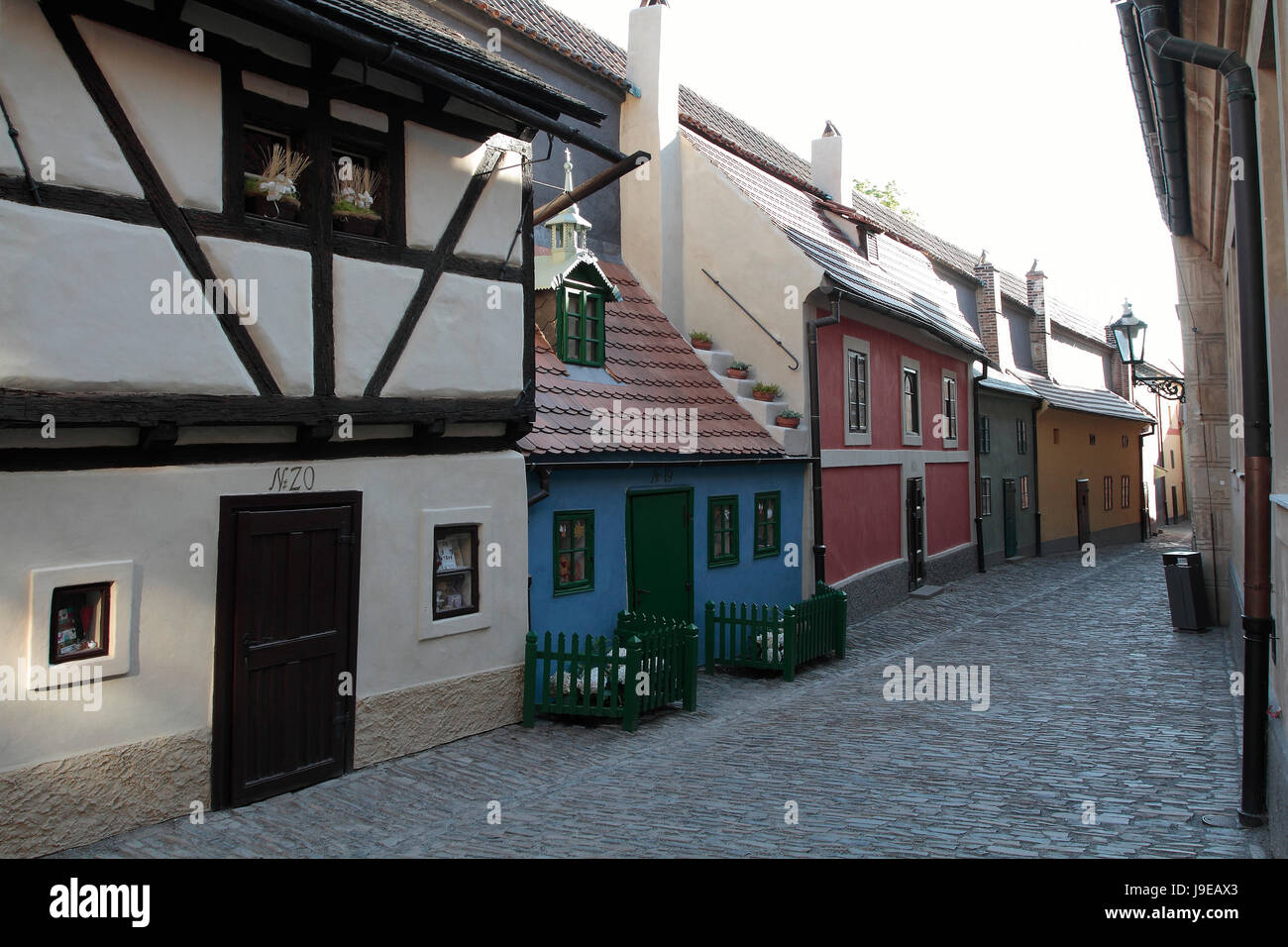 golden lane prague Stock Photo - Alamy