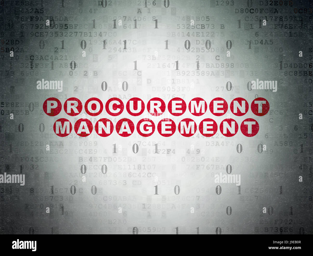Finance concept: Procurement Management on Digital Data Paper background Stock Photo - Alamy