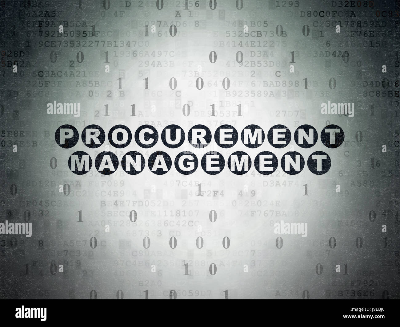 Finance concept: Procurement Management on Digital Data Paper background Stock Photo - Alamy