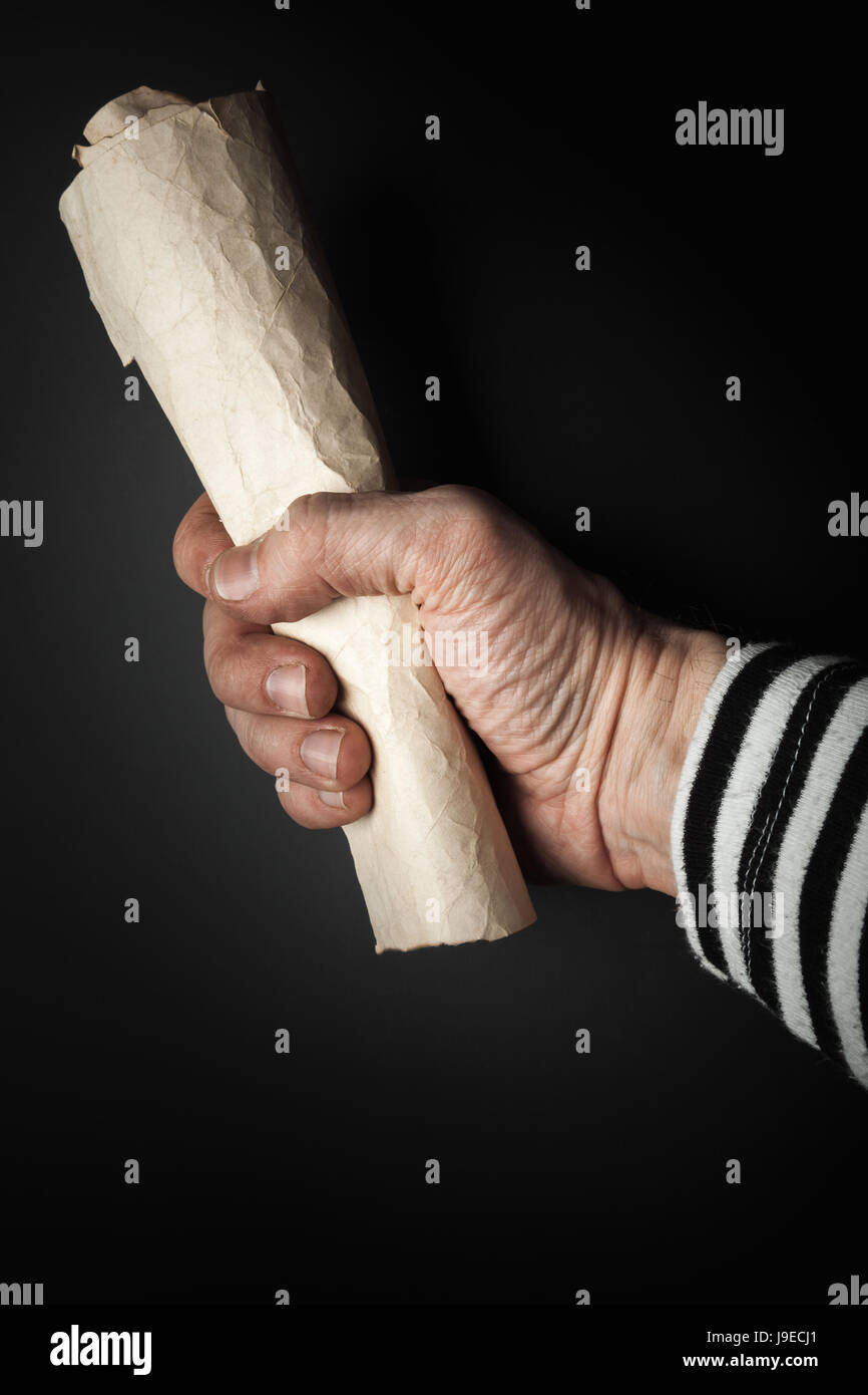 Hand holds document hi-res stock photography and images - Alamy