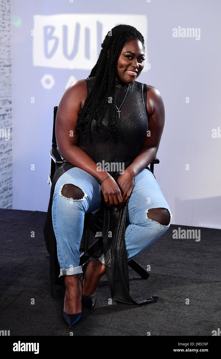 Danielle Brooks during a BUILD series event to promote Orange Is The ...
