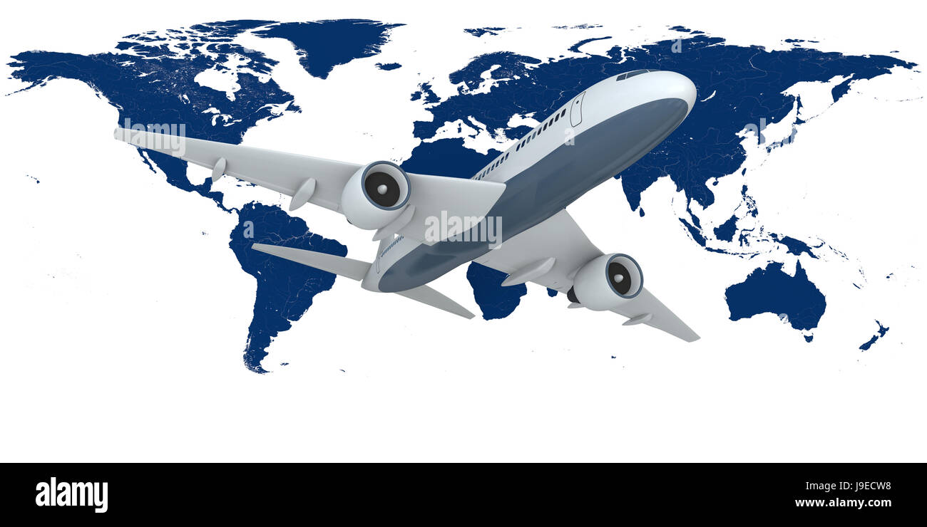 blue, isolated, model, design, project, concept, plan, draft, flight ...