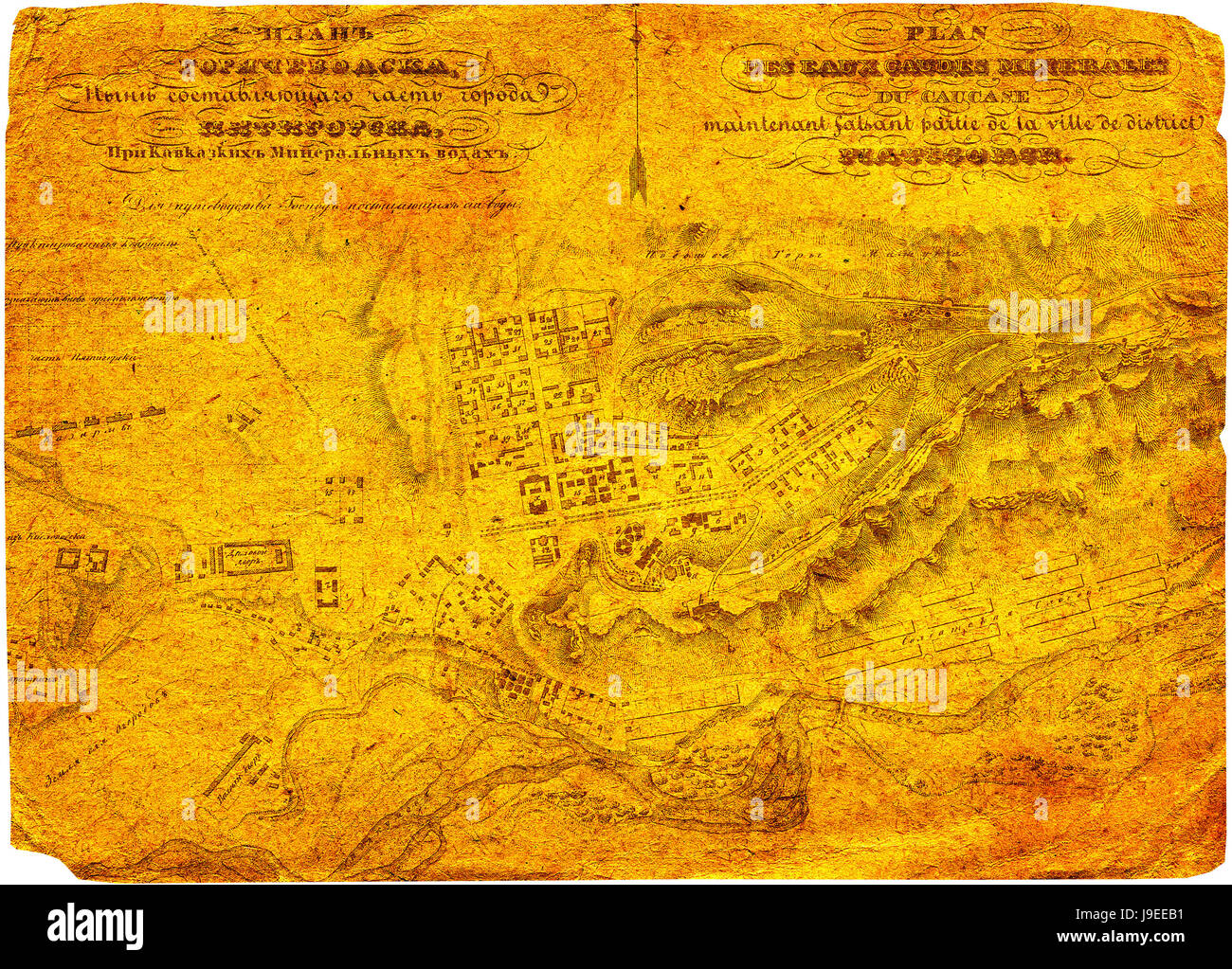 Vintage highway map hi-res stock photography and images - Alamy