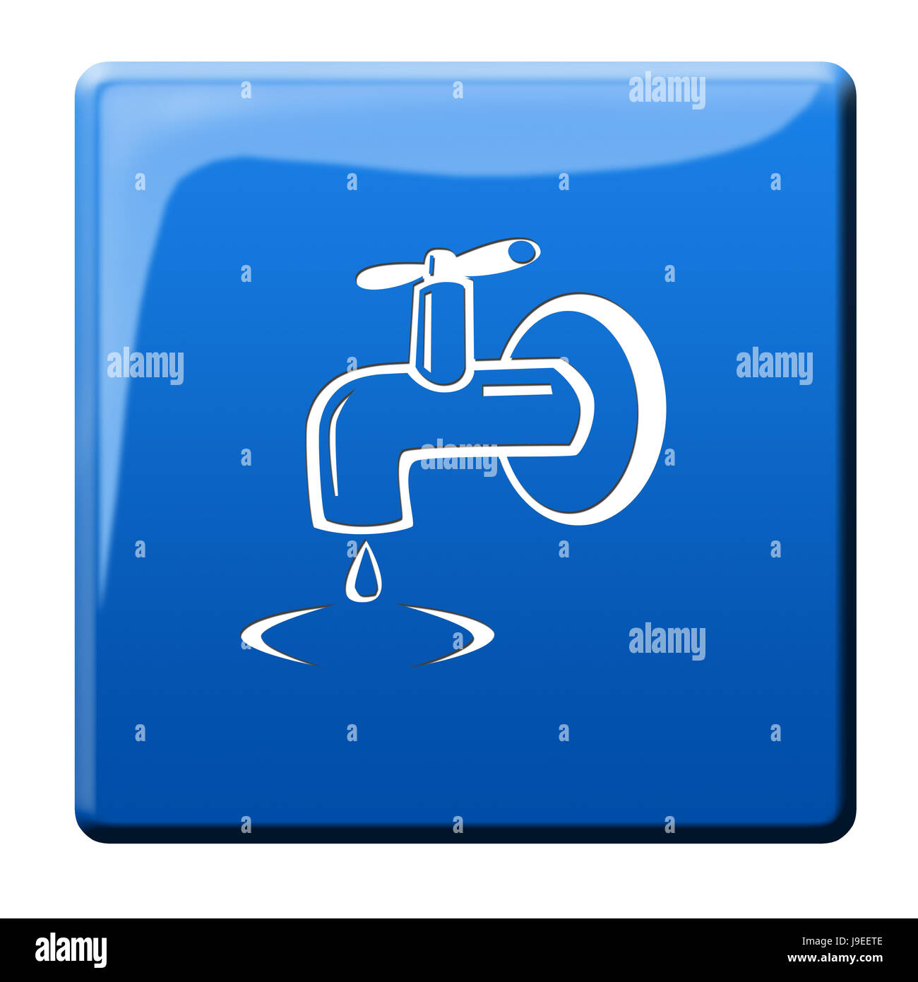 liquid, flow, ceramic tiles, tap, stopcock, pictogram, symbol ...