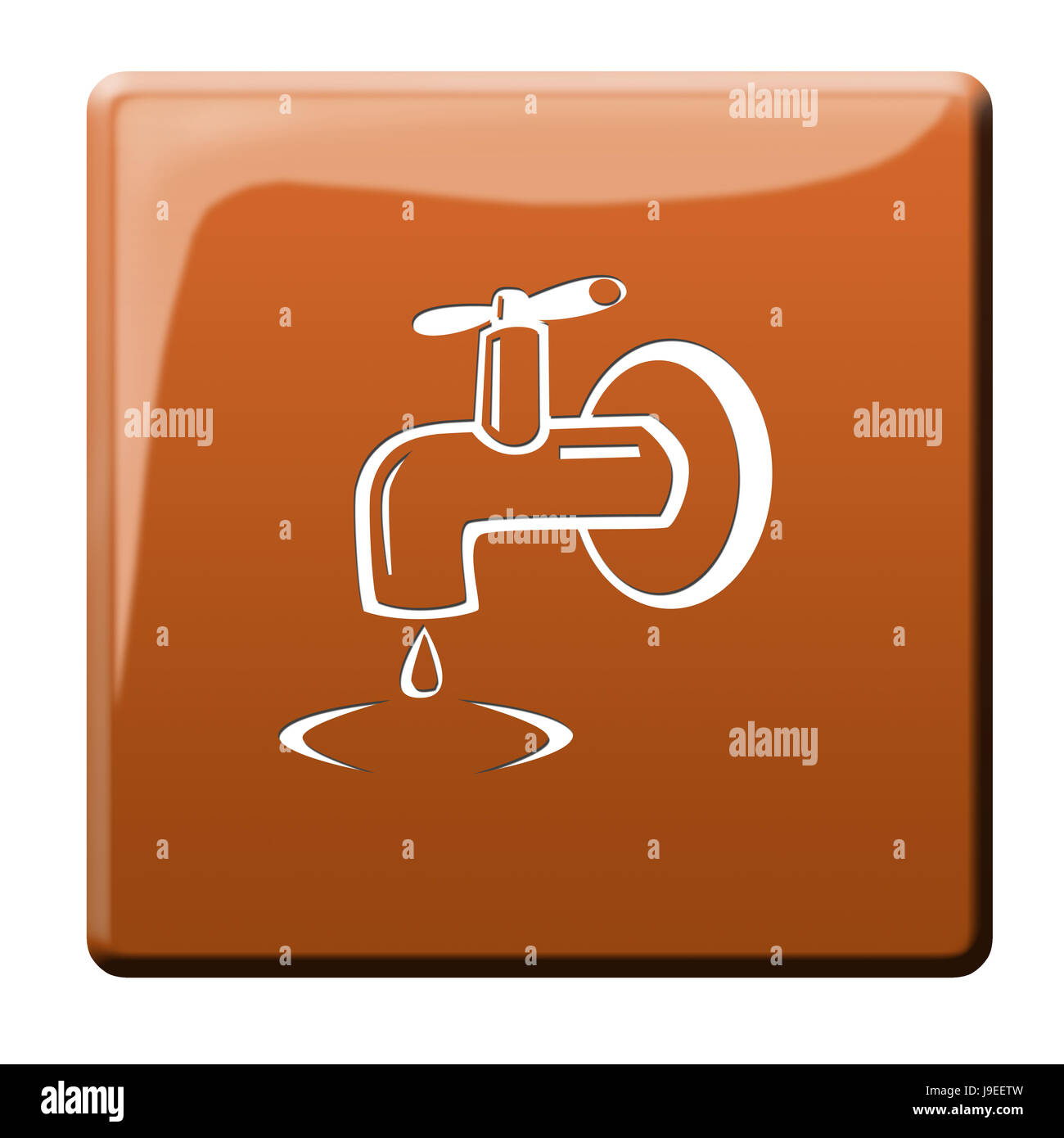 liquid, flow, ceramic tiles, tap, stopcock, pictogram, symbol ...
