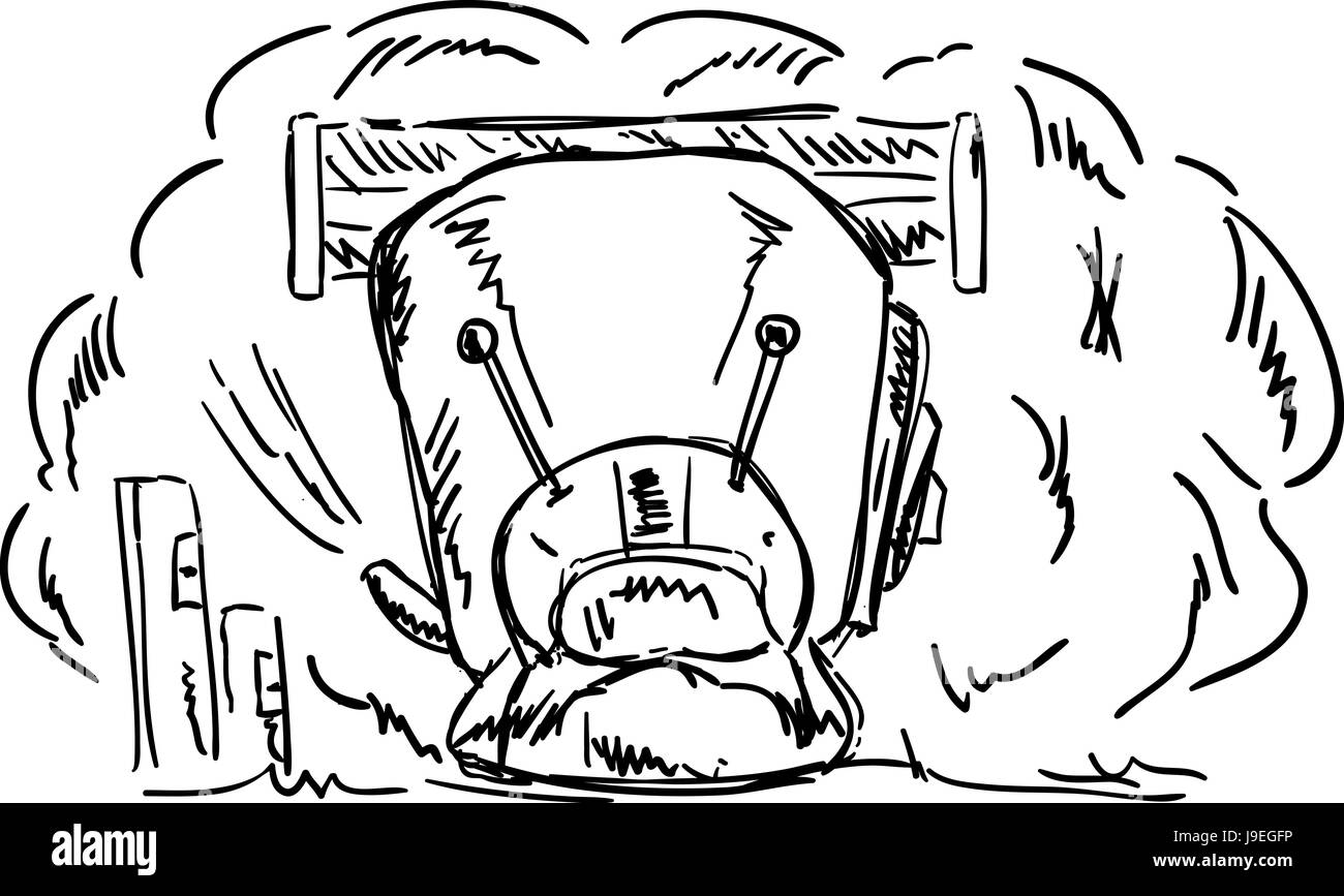 isolated, colour, animal, illustration, paint, draw, cartoon, close ...