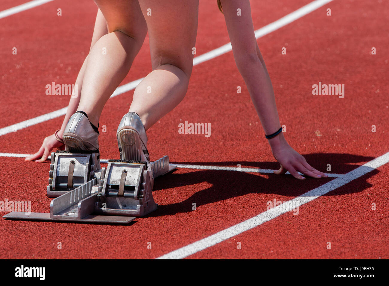 contest, athletics, sprinter, athlete, starting block, originator ...