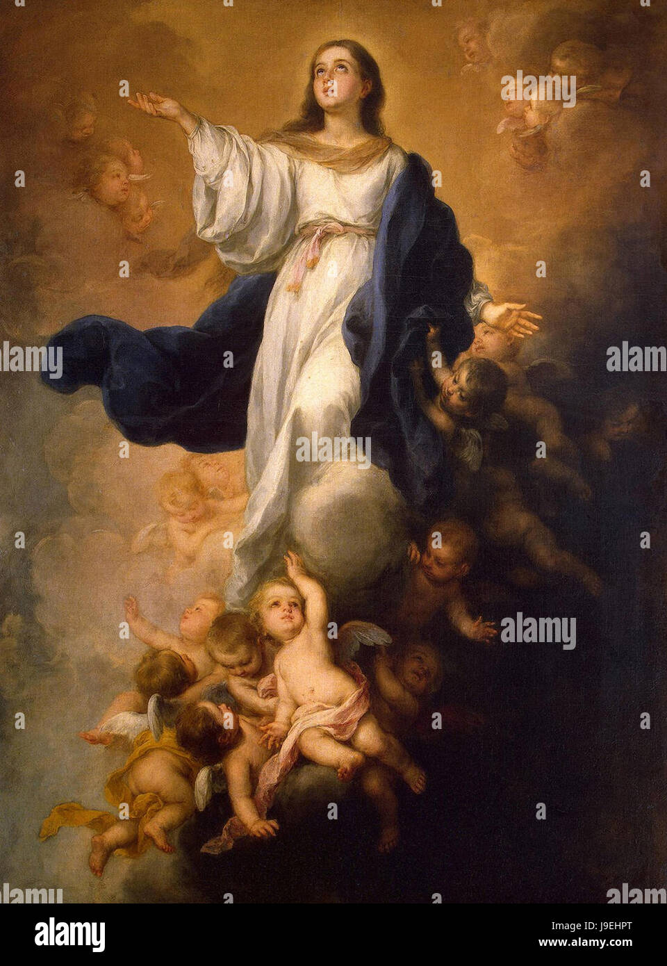 Bartolomé Esteban Murillo - Walpole Immaculate Conception Stock Photo - Alamy