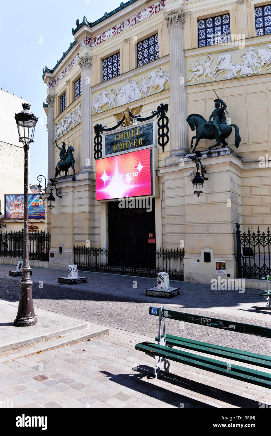 Cirque d'Hiver Bouglione, Paris, France Stock Photo - Alamy