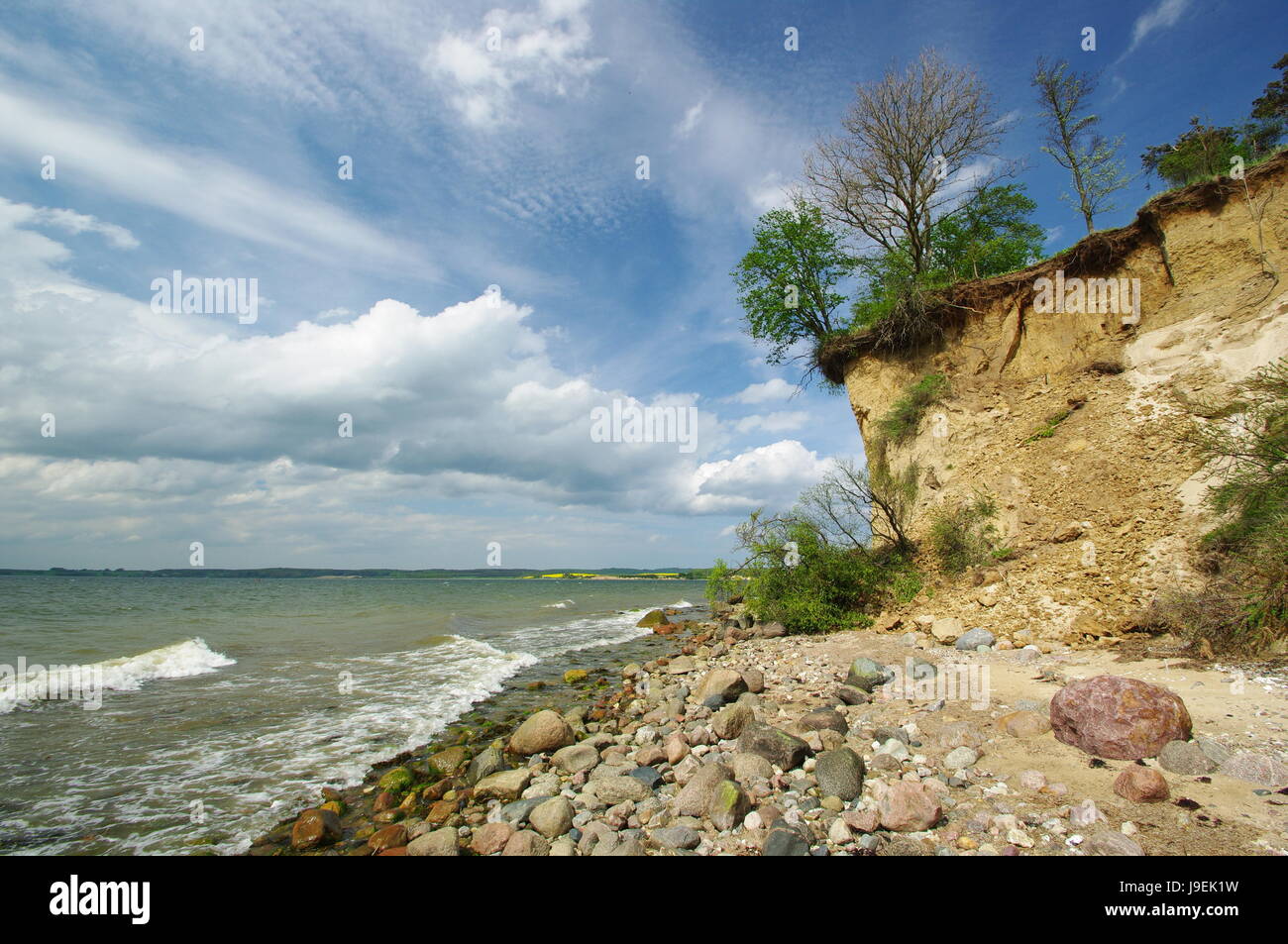 water, baltic sea, salt water, sea, ocean, steep coast, reprove ...