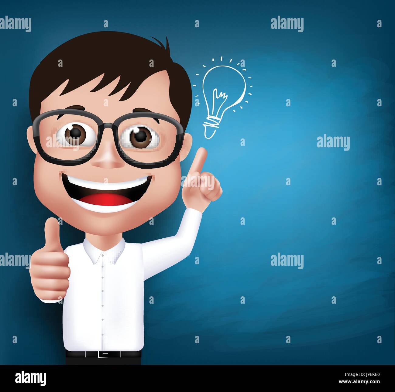 Smart school uniform boy smiling Stock Vector Images - Alamy