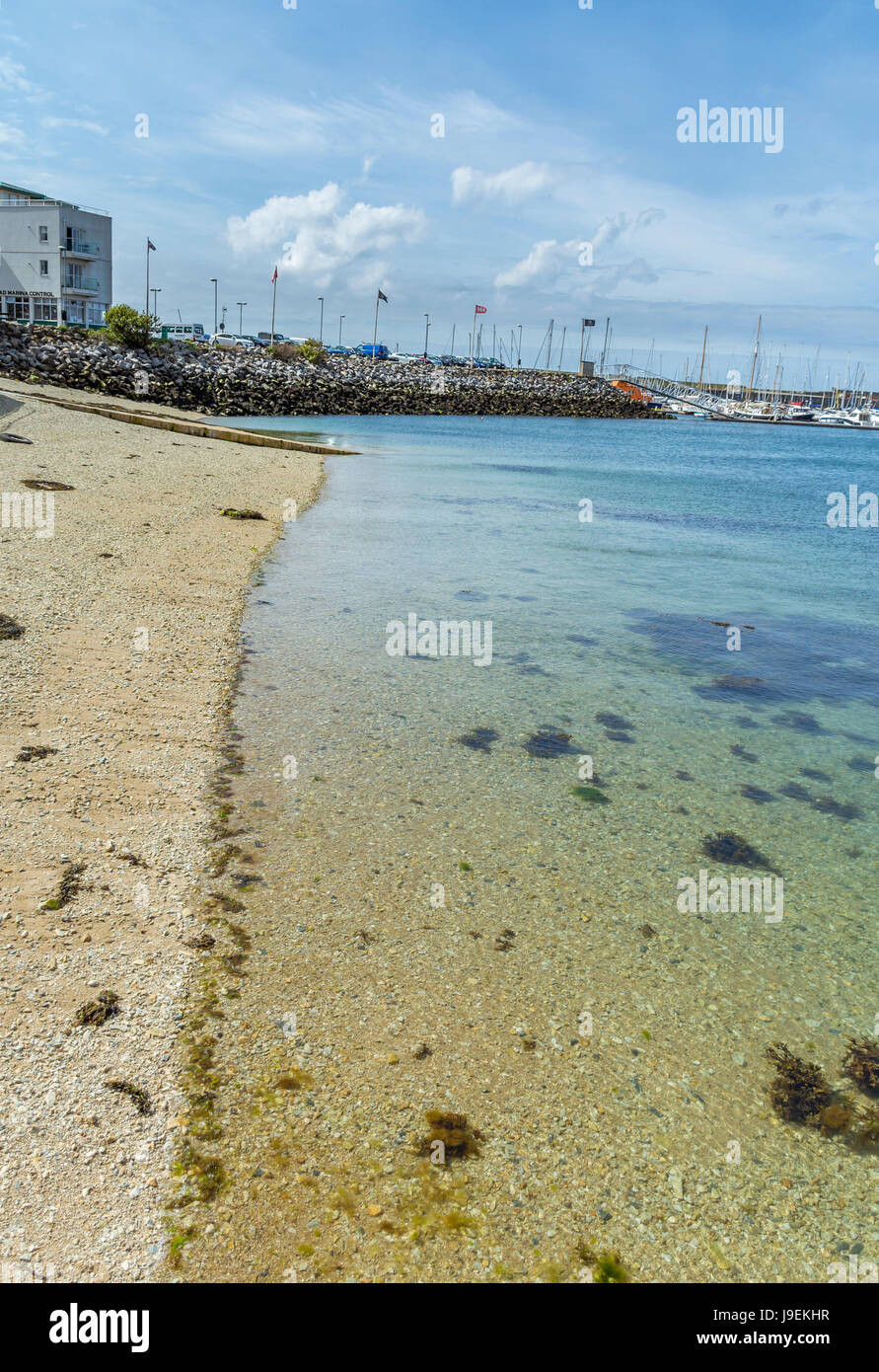 Holyhead marina view isle of anglesey north wales uk hi-res stock ...