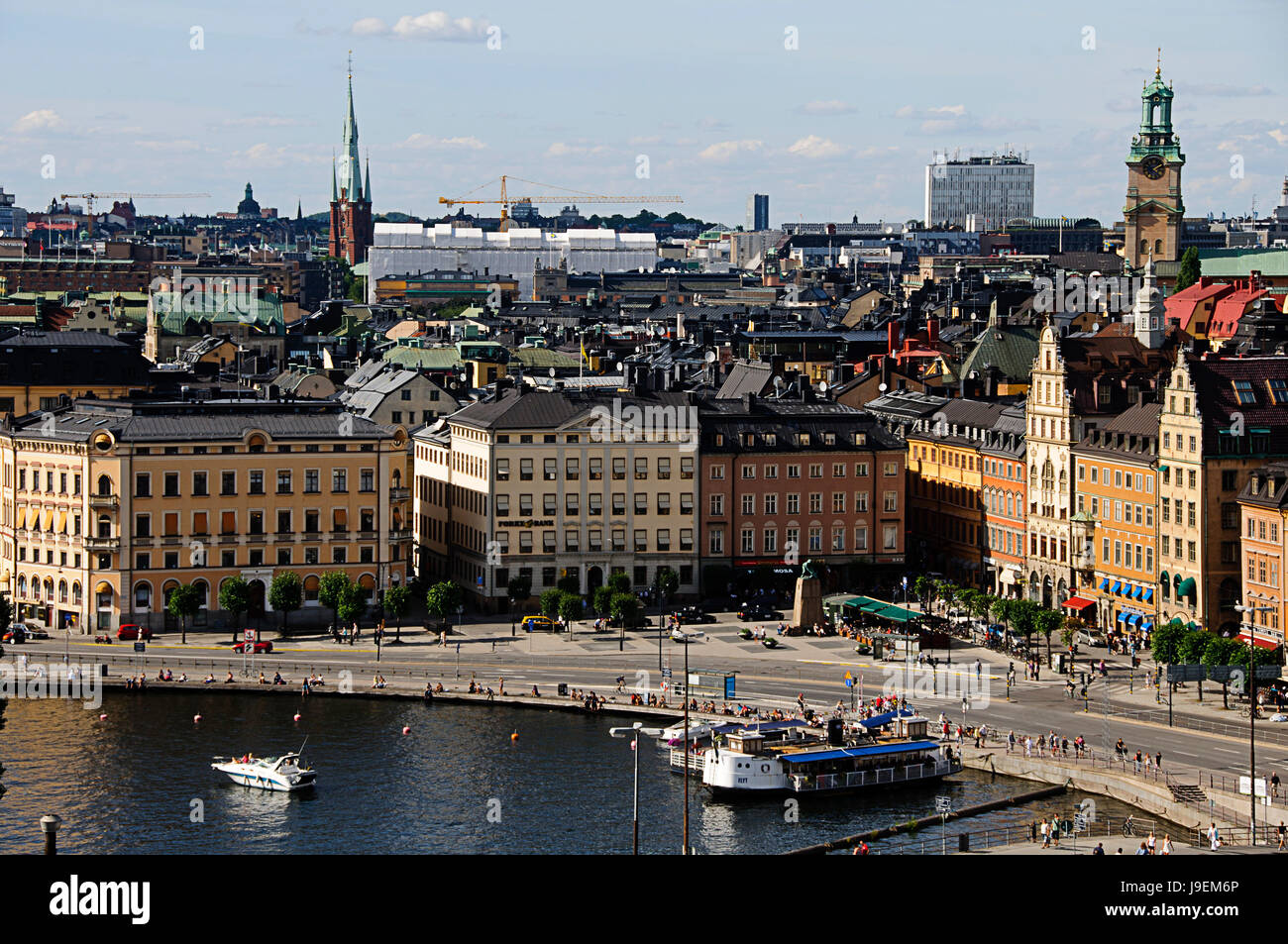 Stockholm city panorama house hi-res stock photography and images - Alamy
