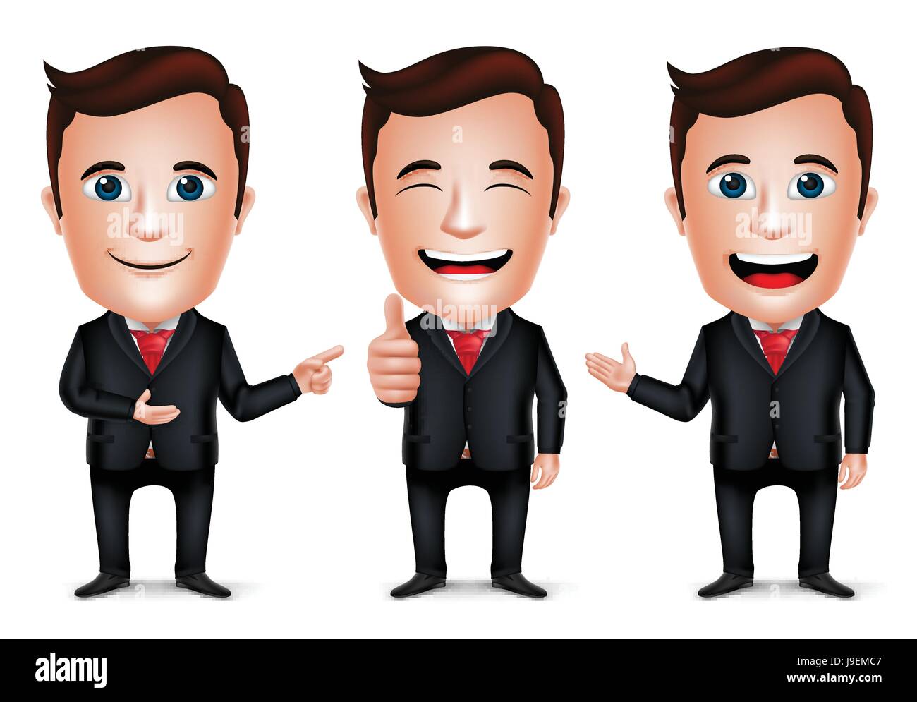Businessman Vector Characters