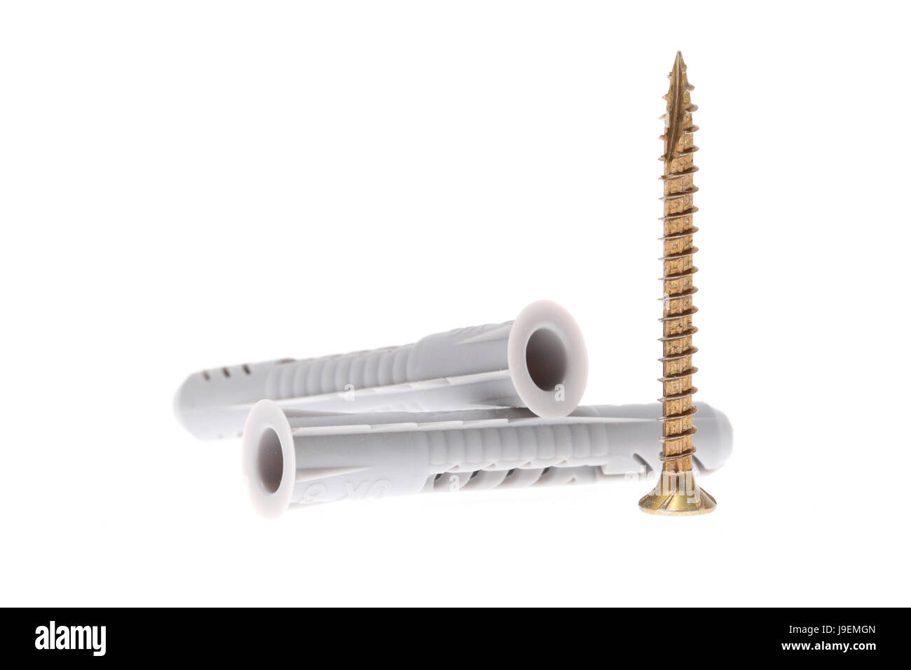 tool, screw, plastic, synthetic material, dowel, threaded, construction ...