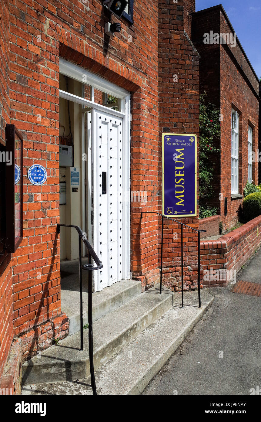 Saffron Walden Museum in Museum Street, Saffron Walden, North Essex, It ...