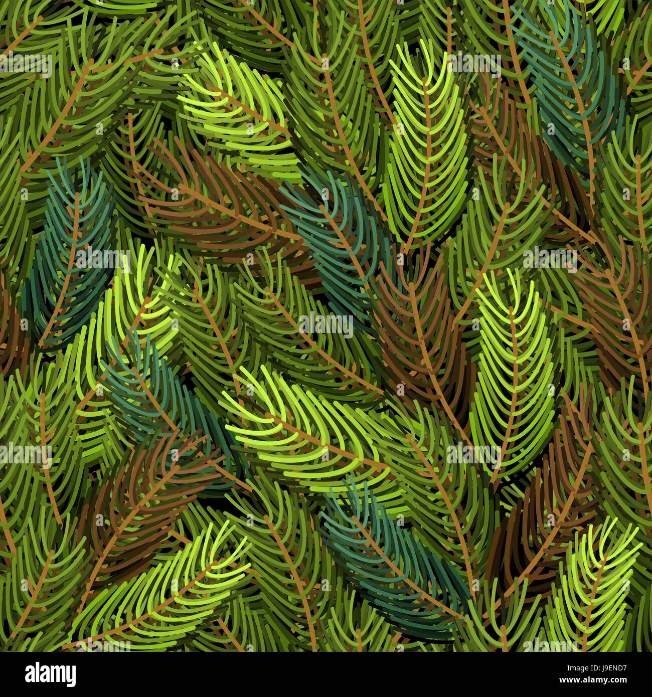 Seamless spruce pattern. Military background. Army structure from ...