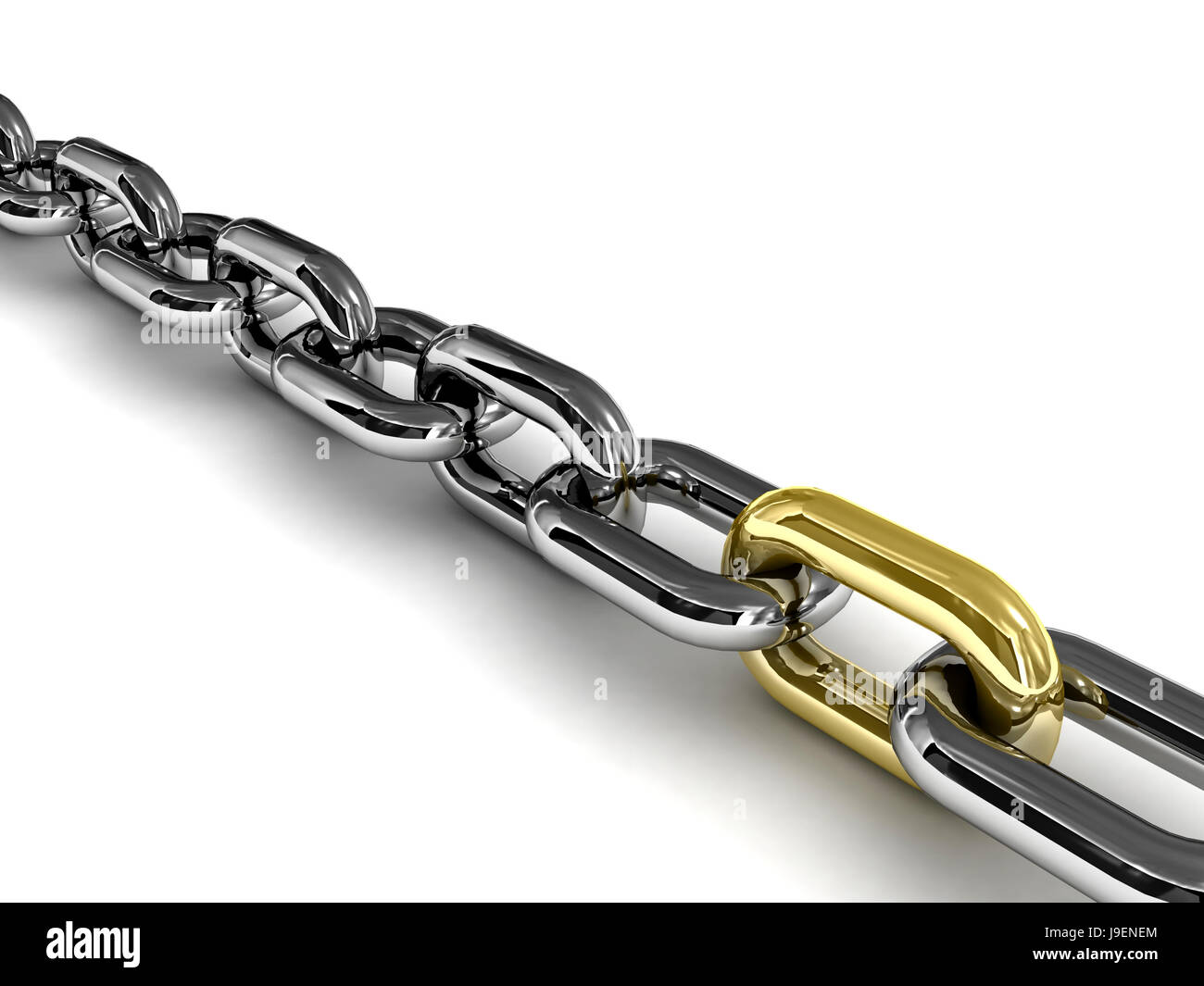 Strong golden link concept hi-res stock photography and images - Alamy