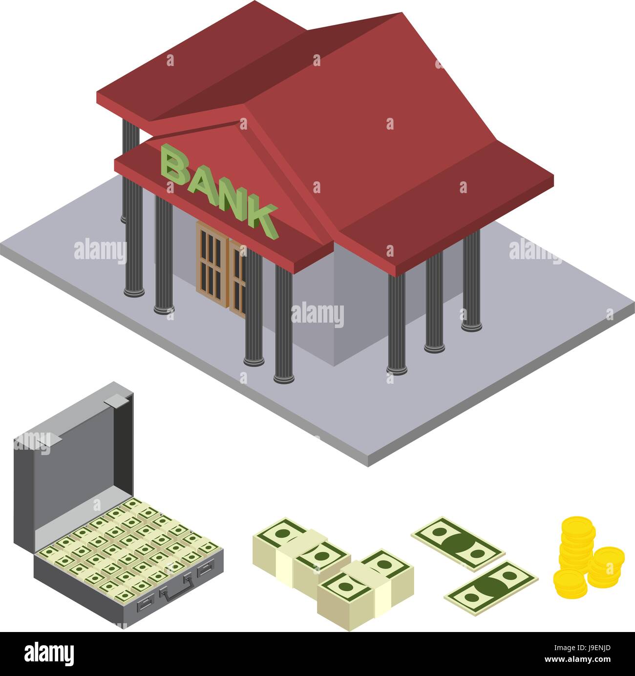 Building 3d buttons Stock Vector Images - Alamy