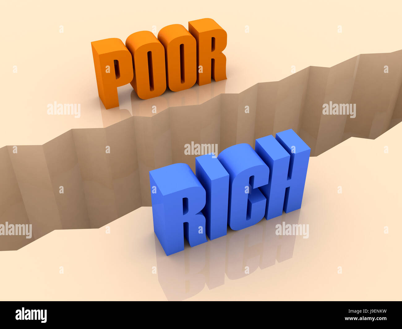 Rich and poor divide hi-res stock photography and images - Alamy