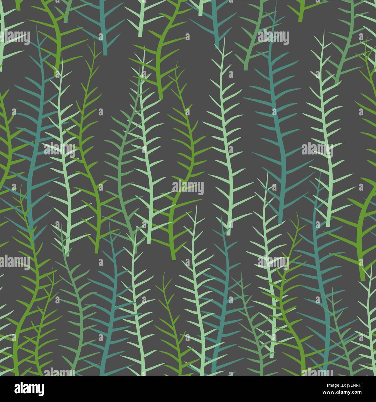 Green algae plant Stock Vector Images - Alamy