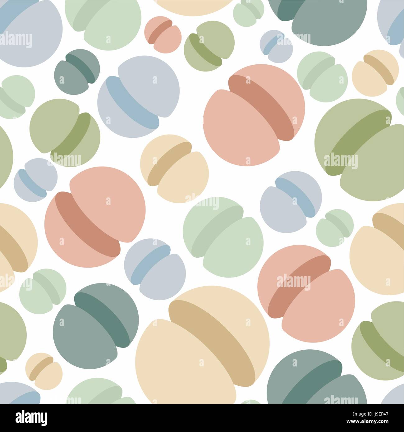 Sphere seamless pattern. Abstract geometric vector background ...