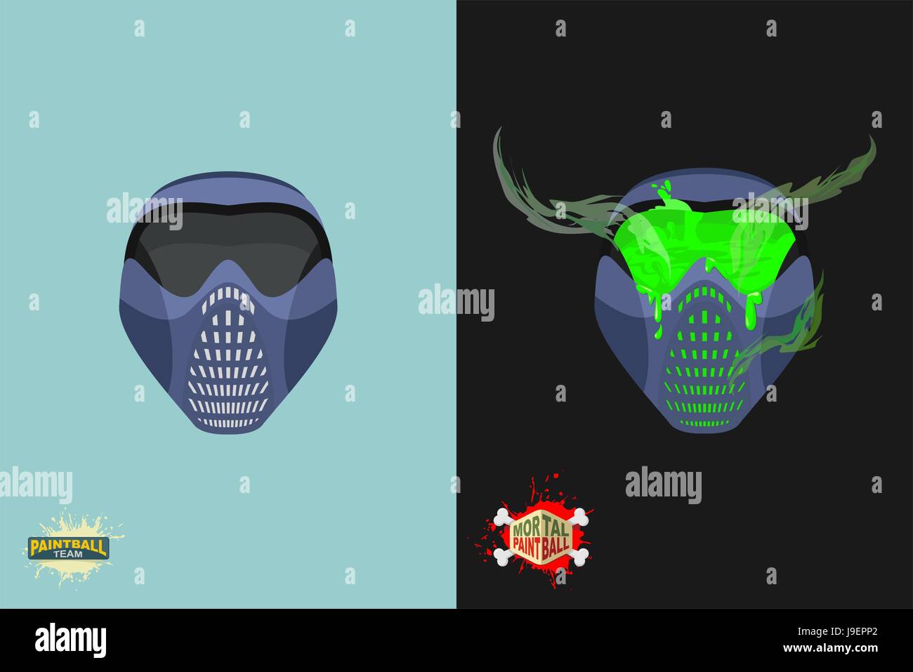 paintball Mortal mask Stock Vector Image & Art - Alamy