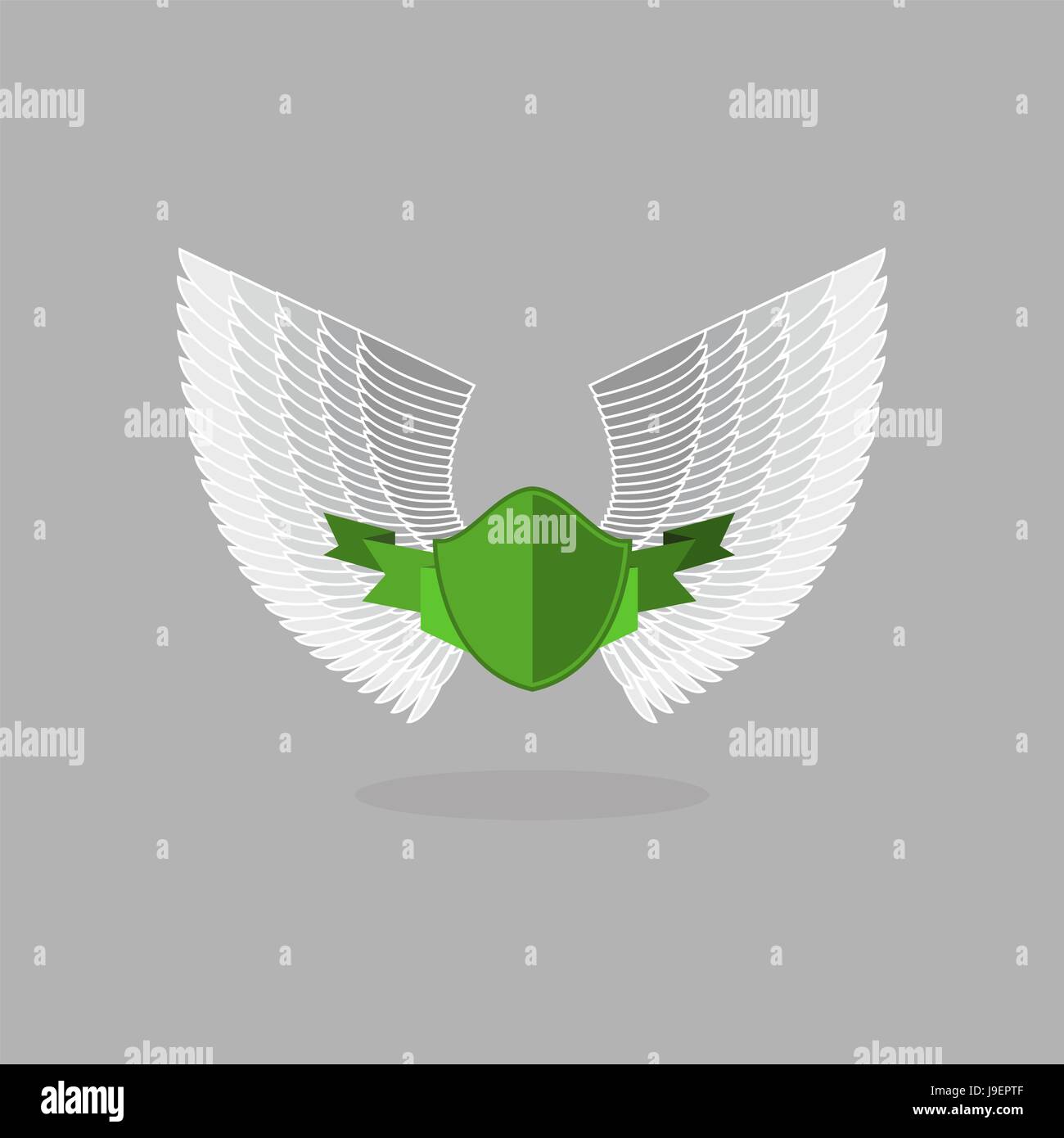 Vintage signs wings Stock Vector Images - Alamy