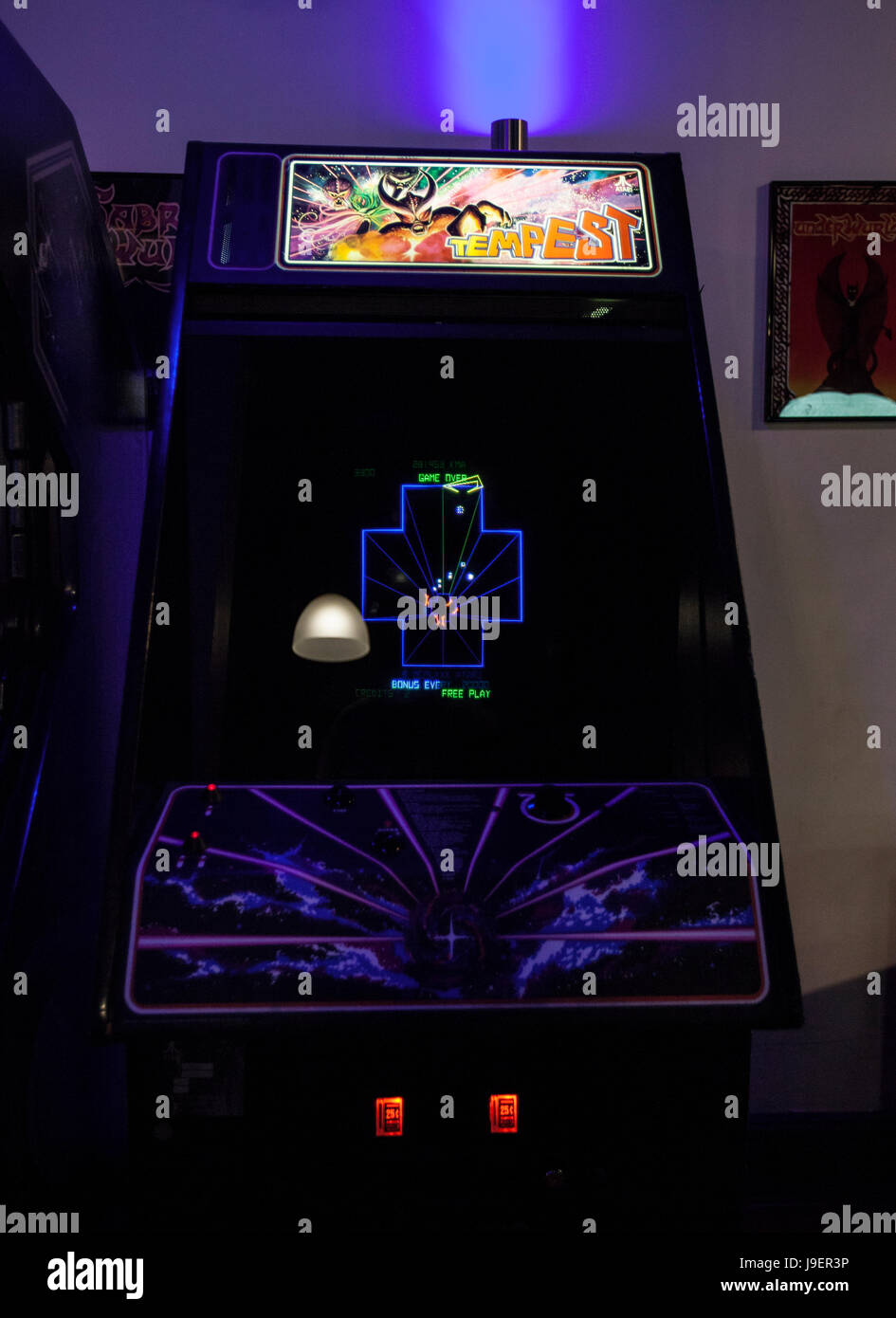 Various collection of arcades. Games being refurbished and fixed, retro ...