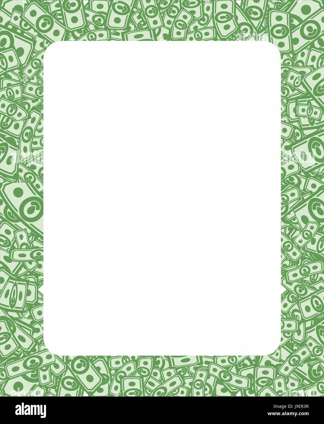 money frame, vector money background Stock Vector Image & Art - Alamy