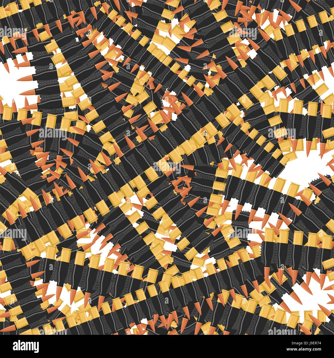 Bullets seamless pattern. Many military Bandolier. Texture army ...