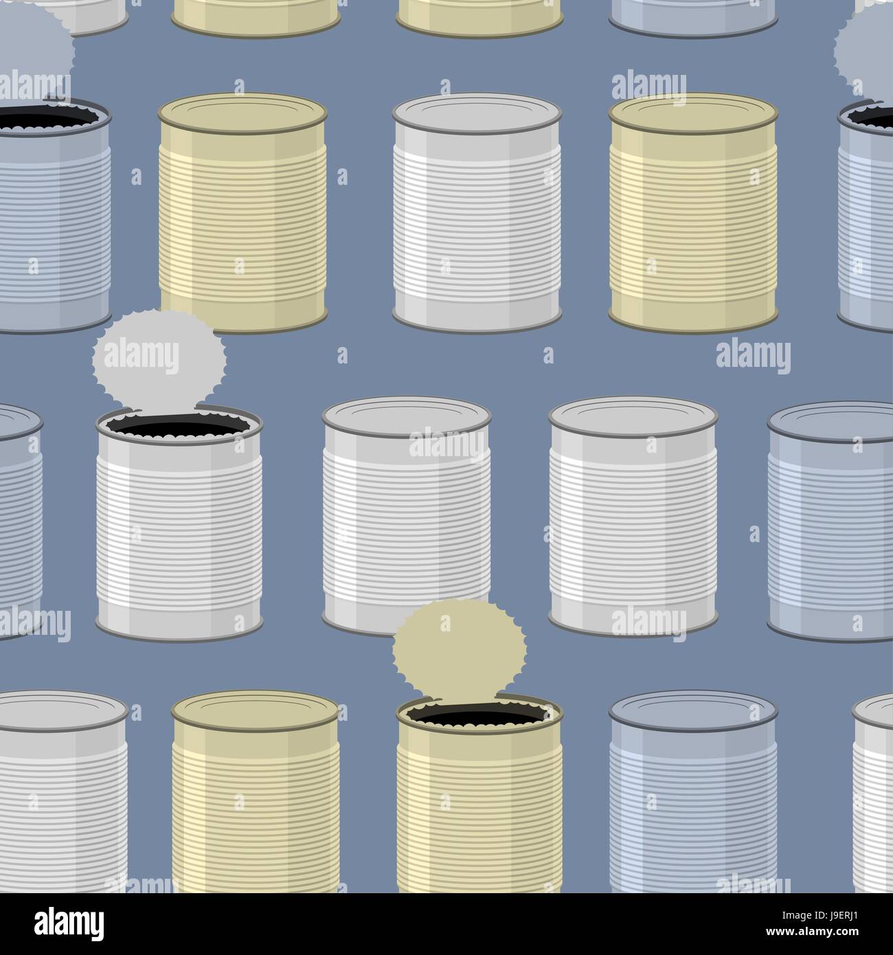 Tin seamless pattern. Color Tincan background Stock Vector Image & Art ...