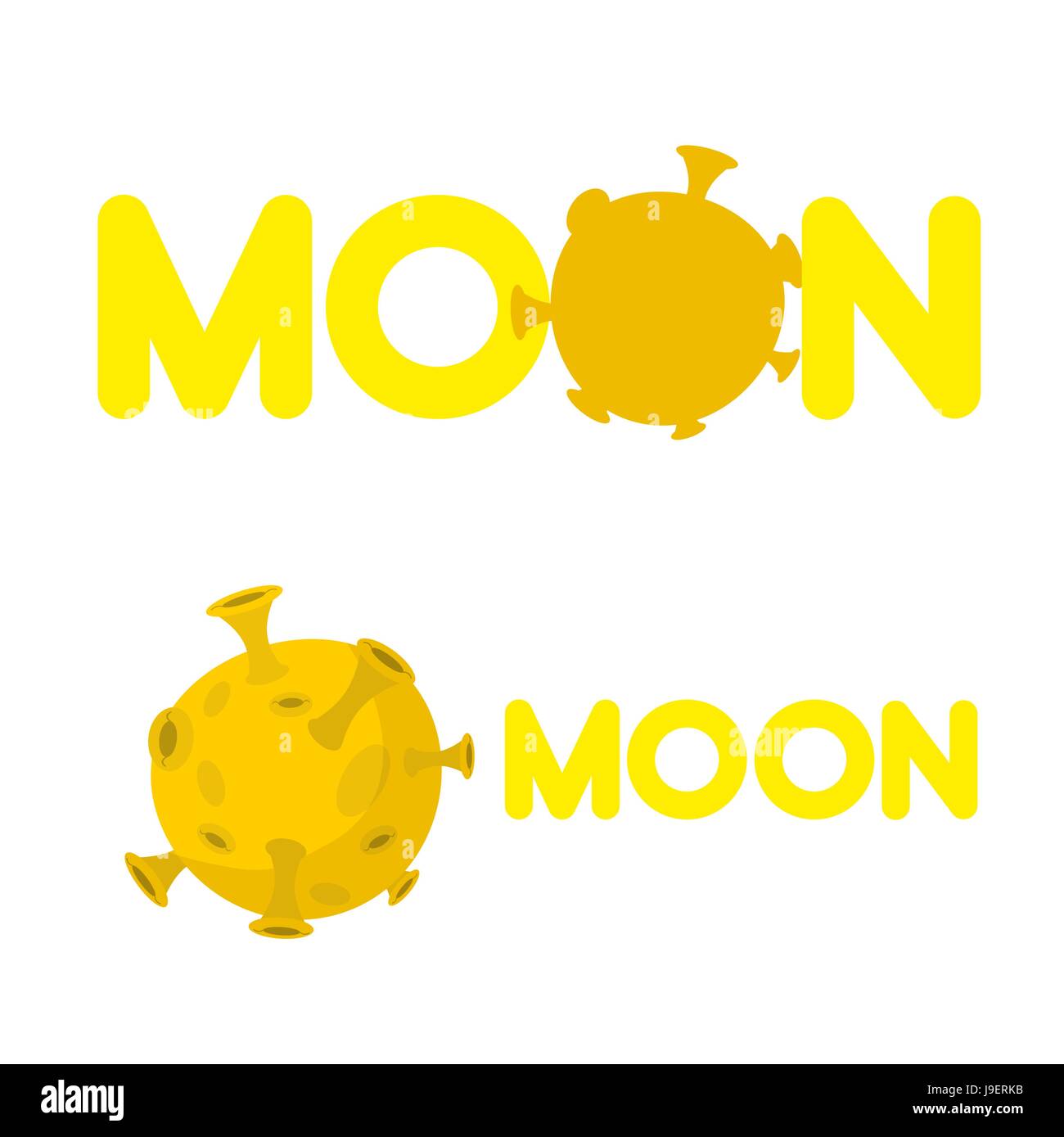 Girl moon logo Cut Out Stock Images & Pictures - Alamy
