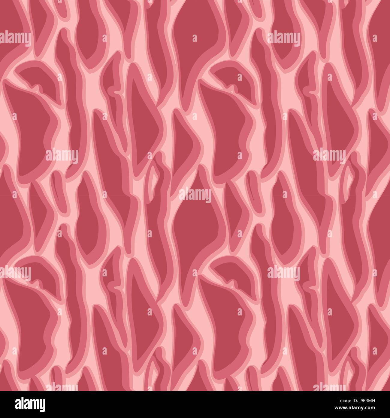 Texture Of Raw Fresh Beef Vector Background Seamless Pattern Meat