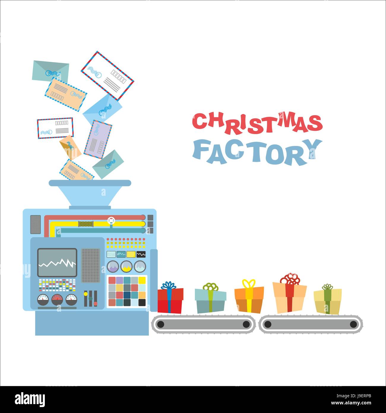 Mail machines letters Stock Vector Images - Alamy