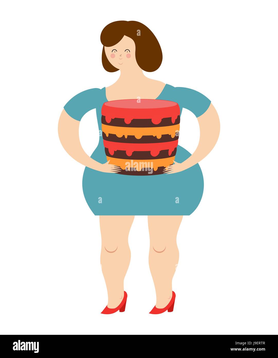 Xxl fat Stock Vector Images - Alamy