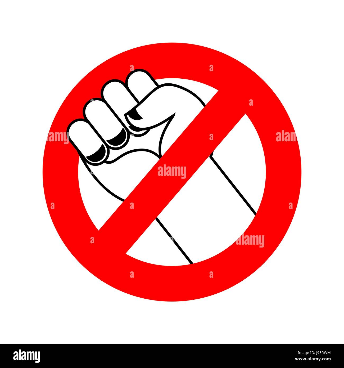 Fight octagon Stock Vector Images - Alamy